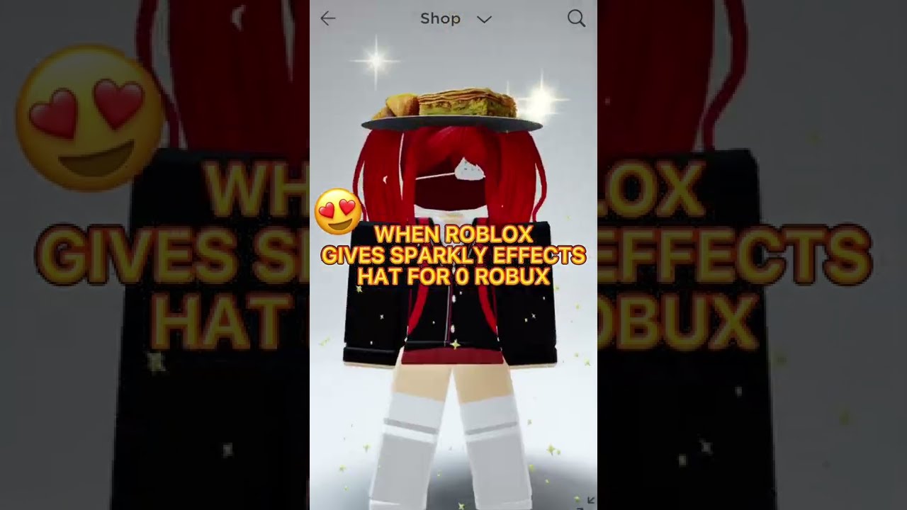 FREE HAT WITH SPARKLE EFFECTS (Dessert Plate Hat) Roblox