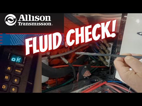 How To: Allison Transmission Fluid Level Check | Diagnostics Code | Motorhome | Newell School