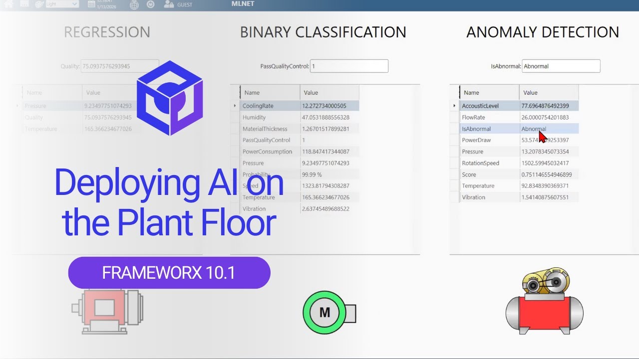 Webinar | Deploying AI on the Plant Floor with FrameworX and ML.NET