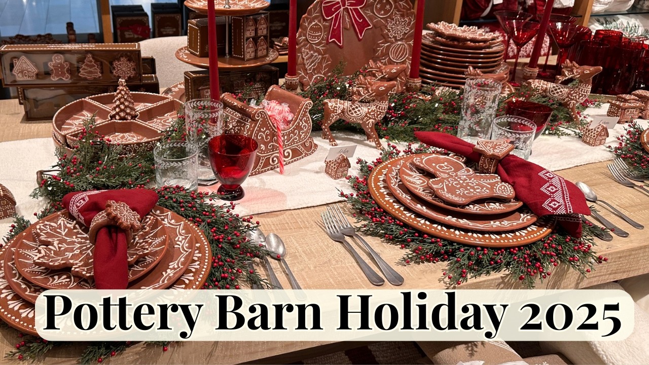 Inside Pottery Barn for Christmas 2025 | Full Holiday Decor Store Tour