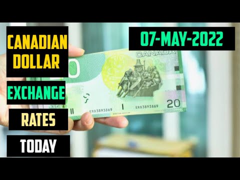 CANADIAN DOLLAR EXCHANGE RATES TODAY 07 May 2022 CORPORATE FINANCE NEWS
