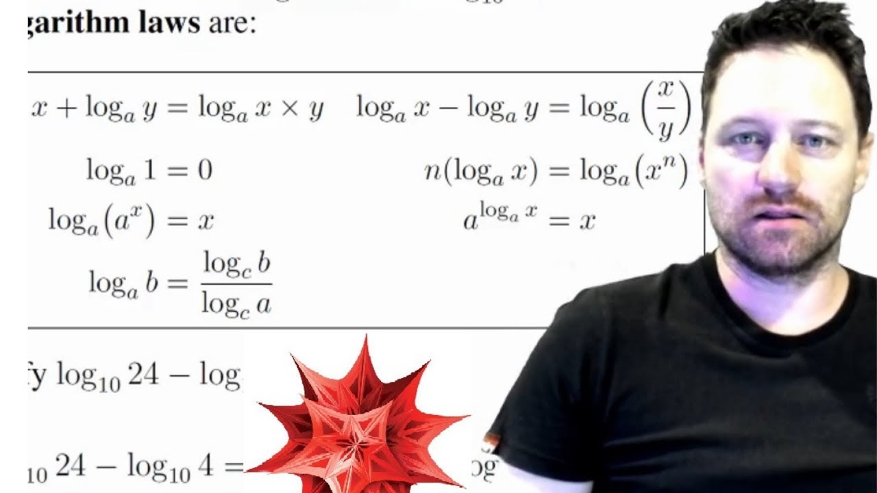 Mathematica Tutorial 52 - Logarithms (log rules)
