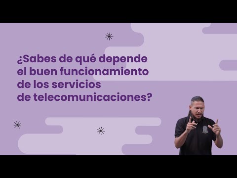 Funcionamiento de la infraestructura de telecomunicaciones