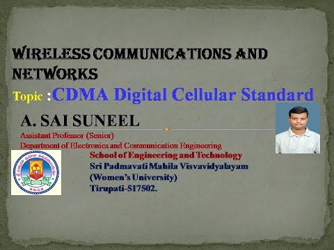 UNIT-5 :: WCN :: CDMA Digital Cellular Standard