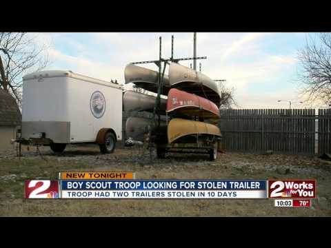 Boy Scout Troop Looking For Stolen Trailers