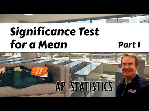 Significance Test for a Mean, Part 1 | Are You Getting Enough Sleep? AP Stats via StatsMedic