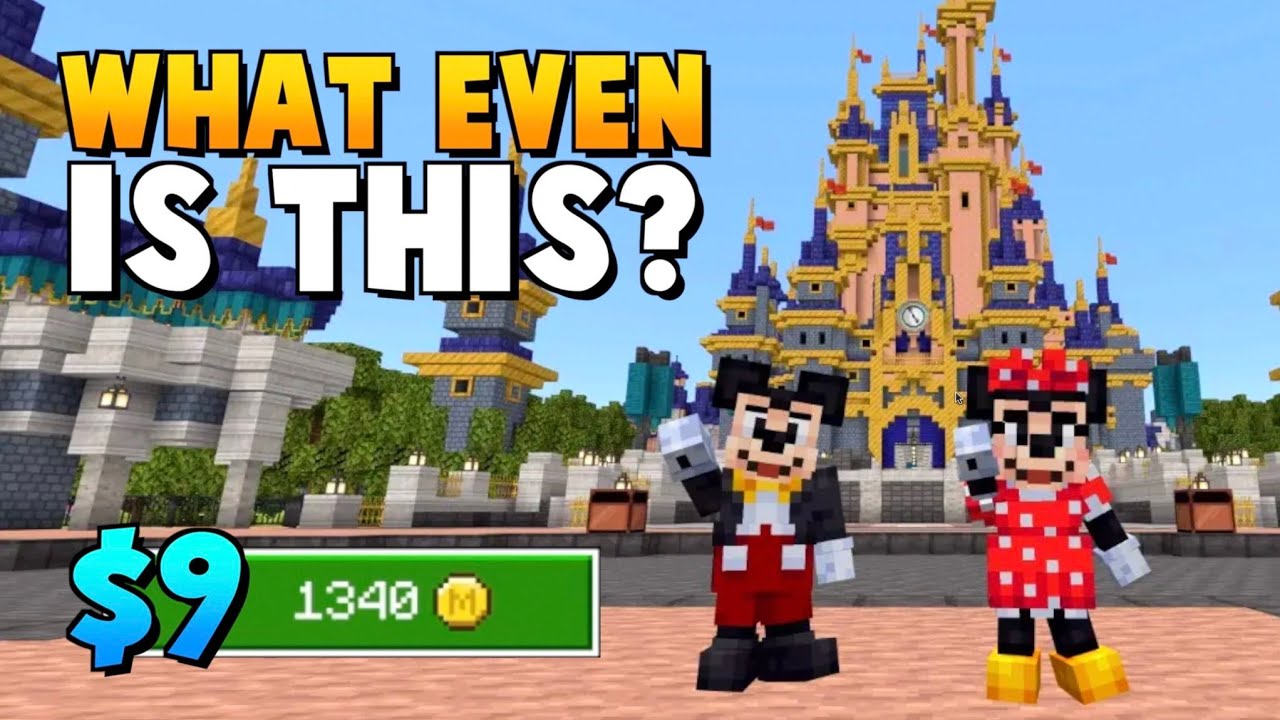 Disney World Made A Minecraft Map???