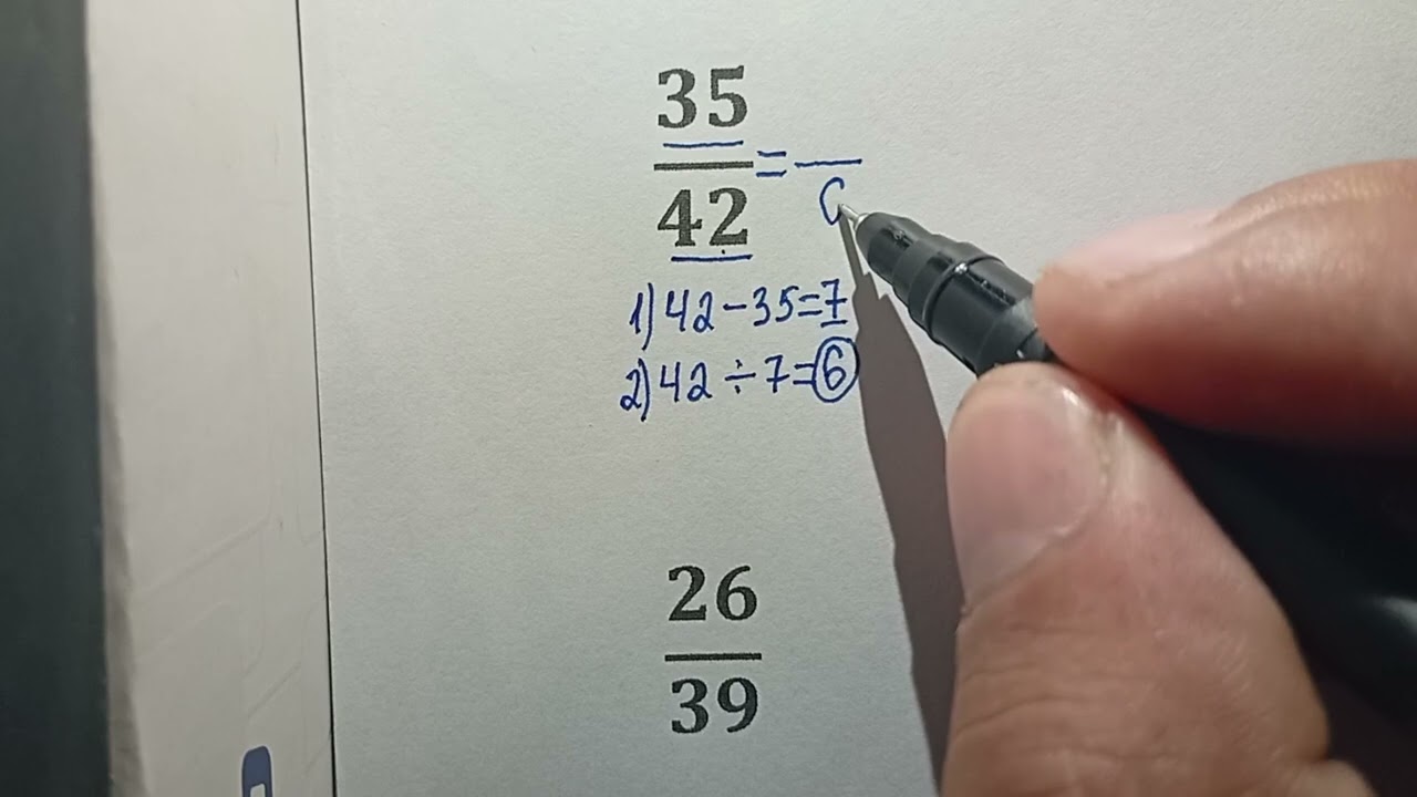 Simplifying Fractions for Beginners – Math Made Easy #maths #mathematica #education #mathtrick 