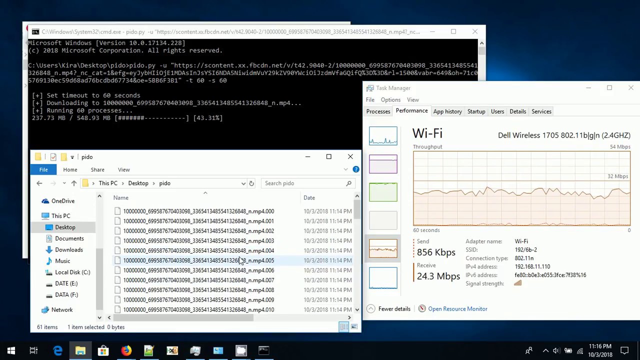 pido - Multithreading download with python