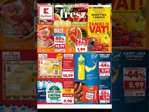 📢Kaufland 📢- 📢Nowa super oferta dostępna już od środy 18.06.2025! 📢 #promocje #zakupy #nowości