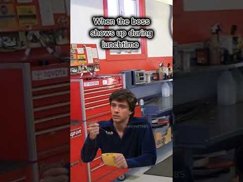 happens when I have lunch in the shop #shorts #funny #mechanic #memes #work #comedy