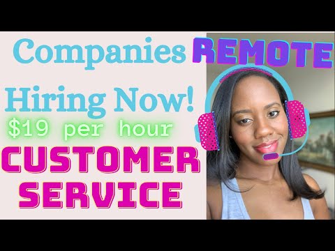 Companies Hiring Remote (Virtual) Customer Service Reps