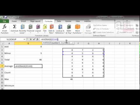 ICT Functional Skills Simple Formulae in Excel