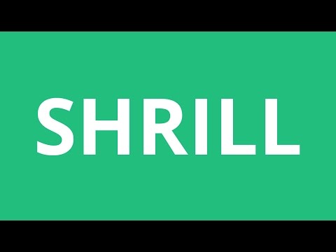 How To Pronounce Shrill - Pronunciation Academy