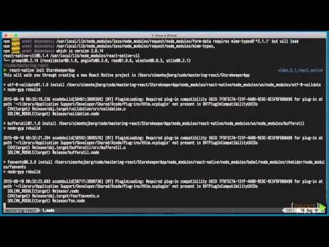 Learn Mastering ReactJS Setting Up a React Native iOS App | packtpub com - Mind Luster