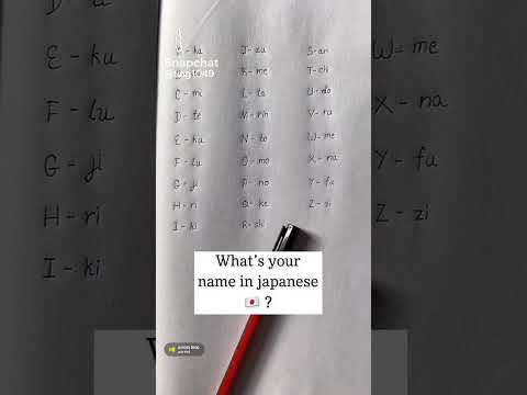 What's Your Name in Japanese Language ||#japanese
