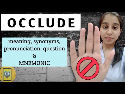 #18 Occlude | Meaning and Synonyms | Vocabulary | CAT GRE GMAT AFCAT CDS SSC Bank-PO