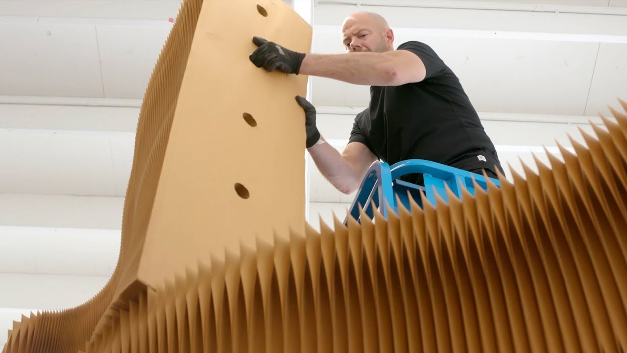 molo captured by CBC Arts | modern paper furniture | watch video
