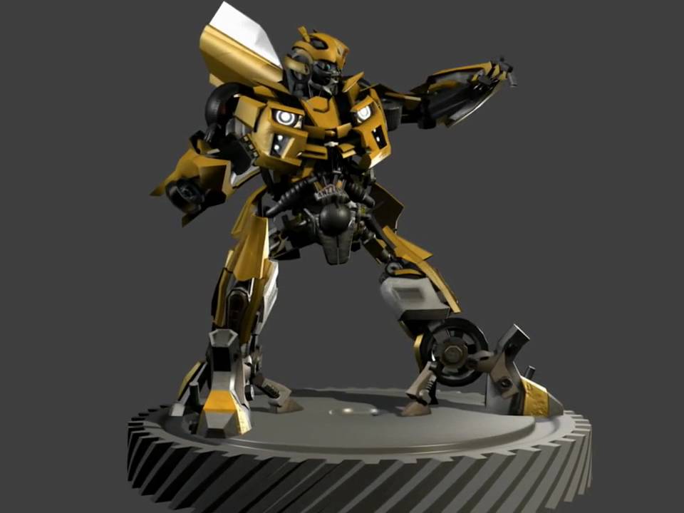 Bumblebee with texture 3D model