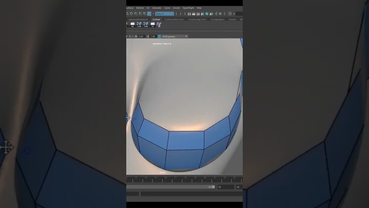 Retopology Disney Infinity Style - Mika