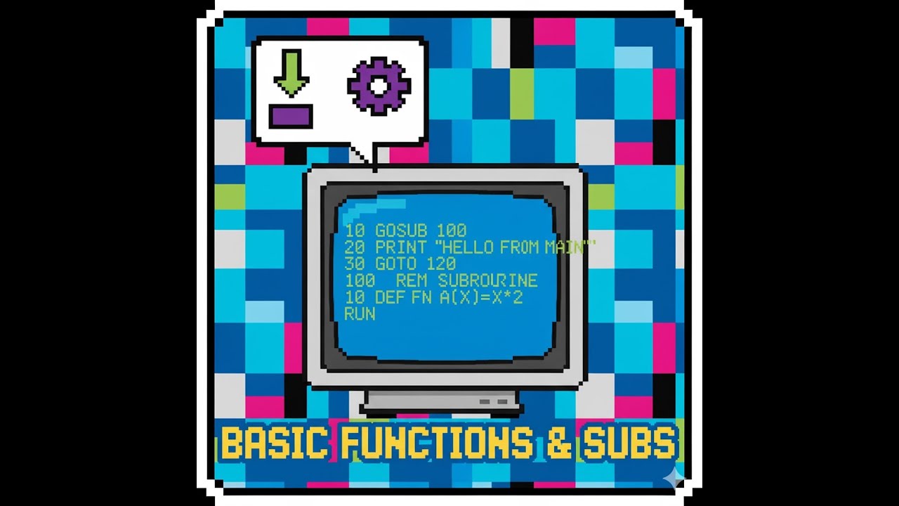 Functions and Routines in QBasic - BASIC Hacking - 06 #BASICHacking