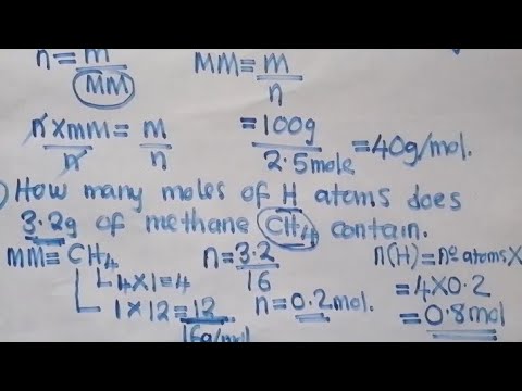 GCE's And G10-12 - Full Mole Concept [Stoichiometric calculations]