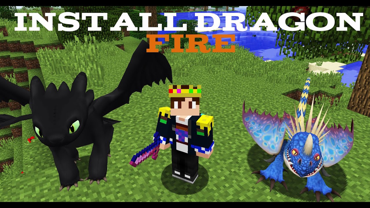 How to install the minecraft dragonfire mod