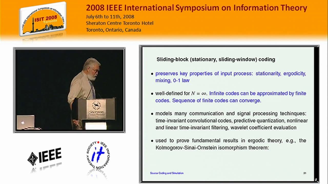 Robert M. Gray: Source Coding and Simulation