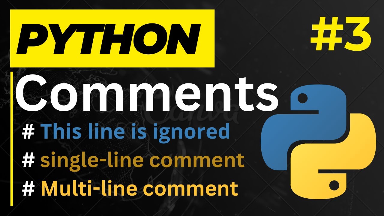 Comments in Python - Learn Python Series 03