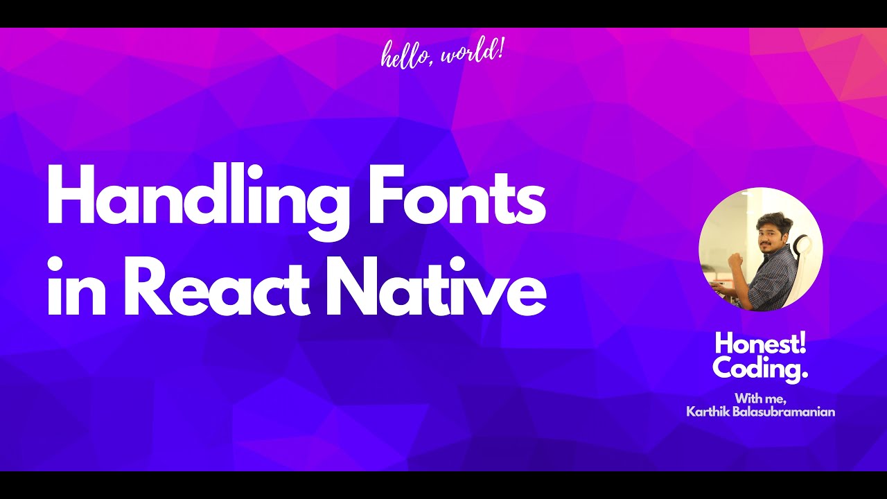 Handling Fonts in React Native
