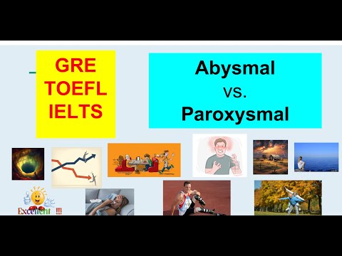 Abysmal meaning, Paroxysmal meaning, #abysmal #paroxysmal, gre word of the day