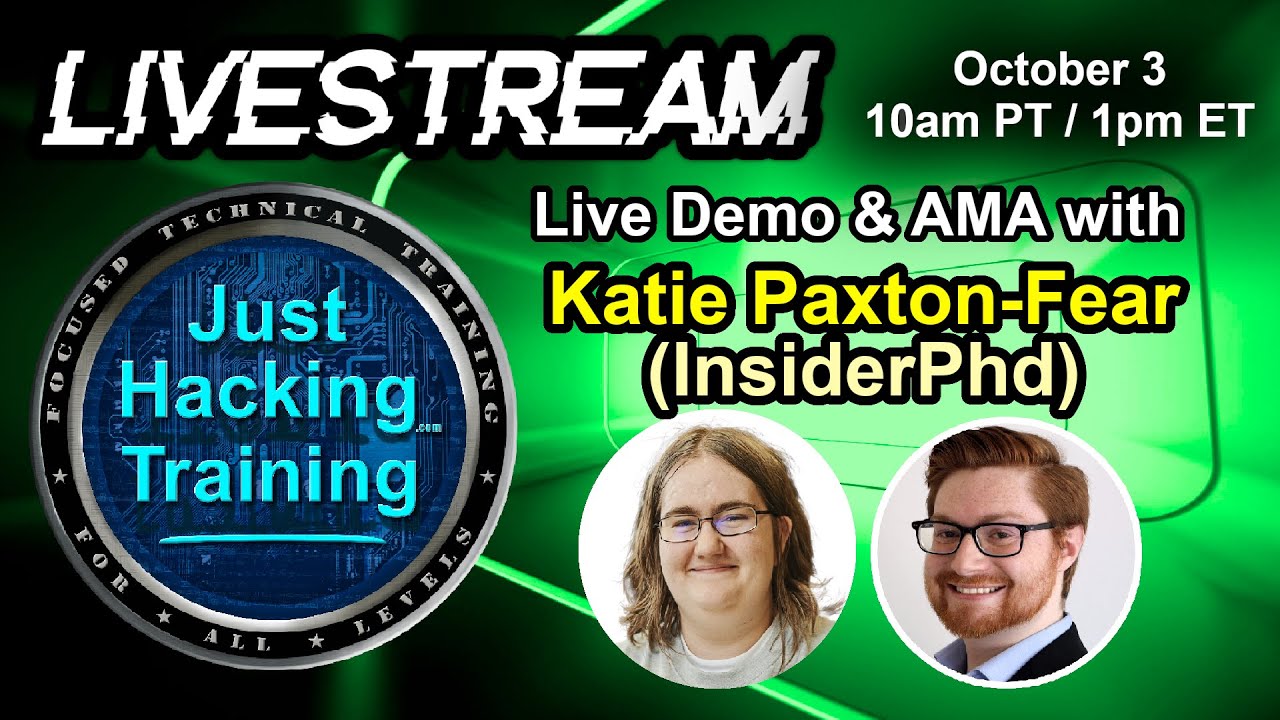 Learn API Hacking with InsiderPhD!