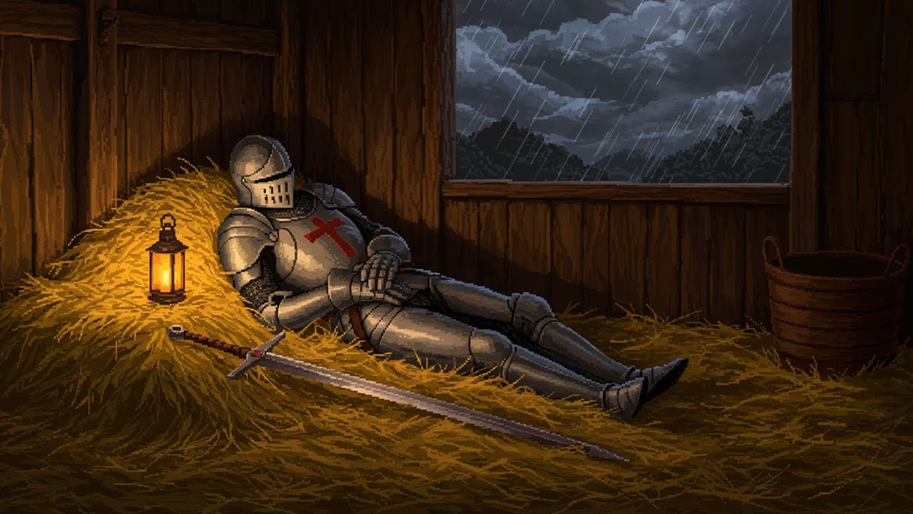 Finally, the rain...  a long-awaited rest