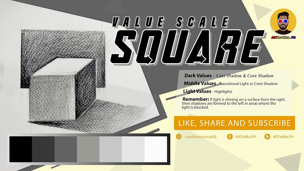 BASIC IDENTIFY AND APPLY (Value Scale-Gradation on Square Tutorial)