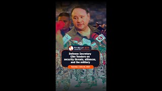 World View with Marites Vitug: Defense Secretary Gibo Teodoro on ...