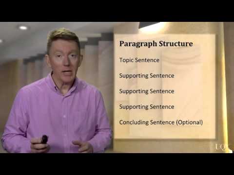 Writing: Unit 3: Paragraph Structure