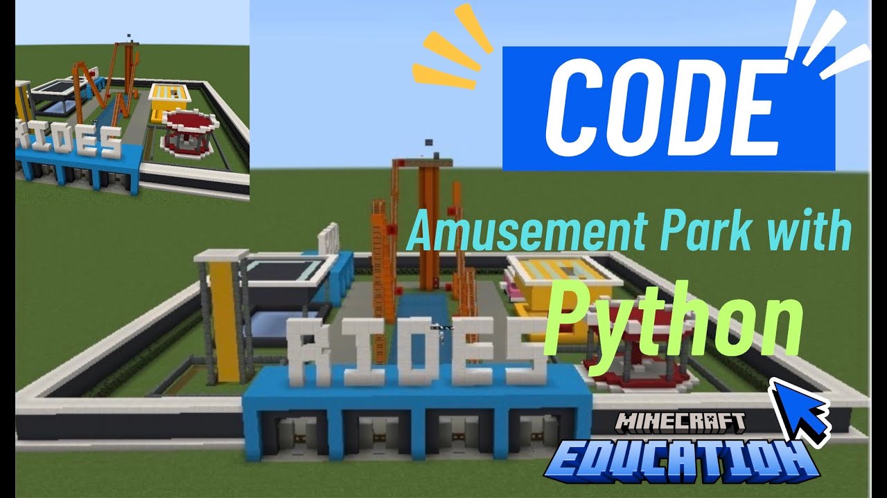 11-Year-Old's EPIC Minecraft Python Project: The Amusement Park