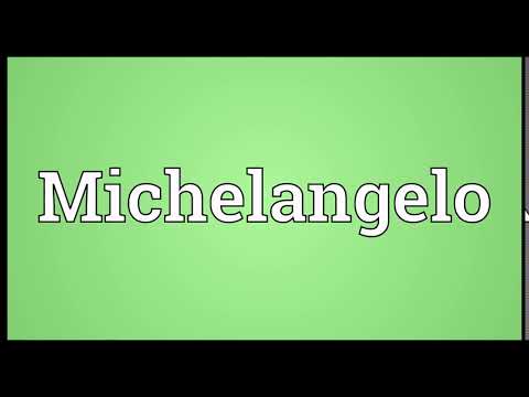 Michelangelo Meaning | Wordogram
