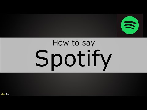 How to Pronounce Spotify