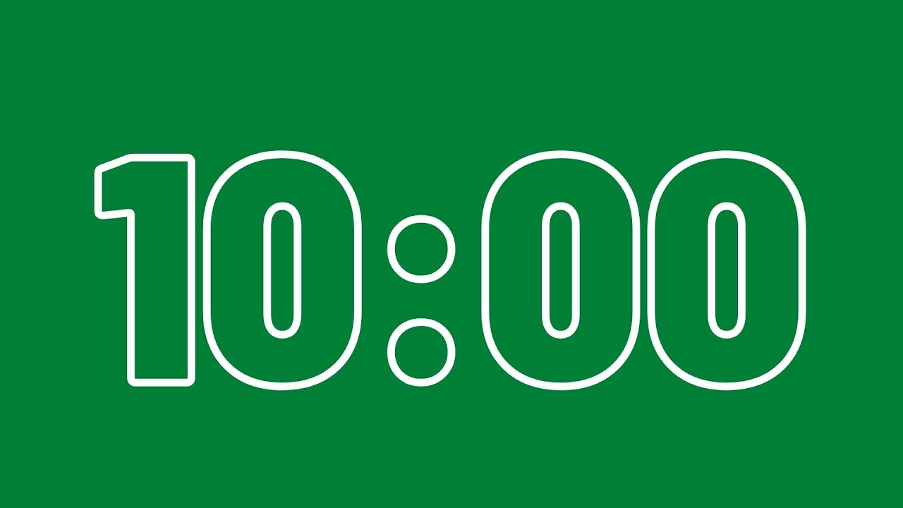 10 Minute Timer l Green