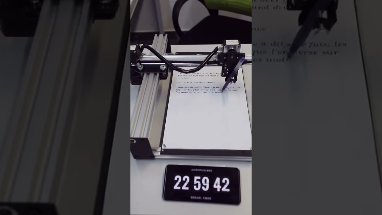 Any Pens, Any Fonts, Any Time, Non-Stop, Fastest than Any Other Handwriting Machine - iDraw 2.0