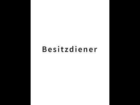 Kurzserie Teil 2 Besitzdiener