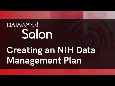 Creating an NIH Data Management Plan – FASEB DataWorks! Salon