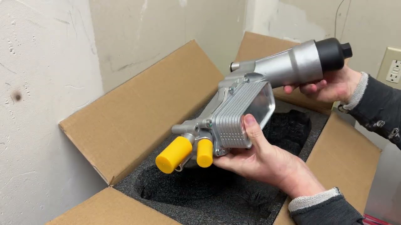 First look & impression of aluminum engine oil adapter