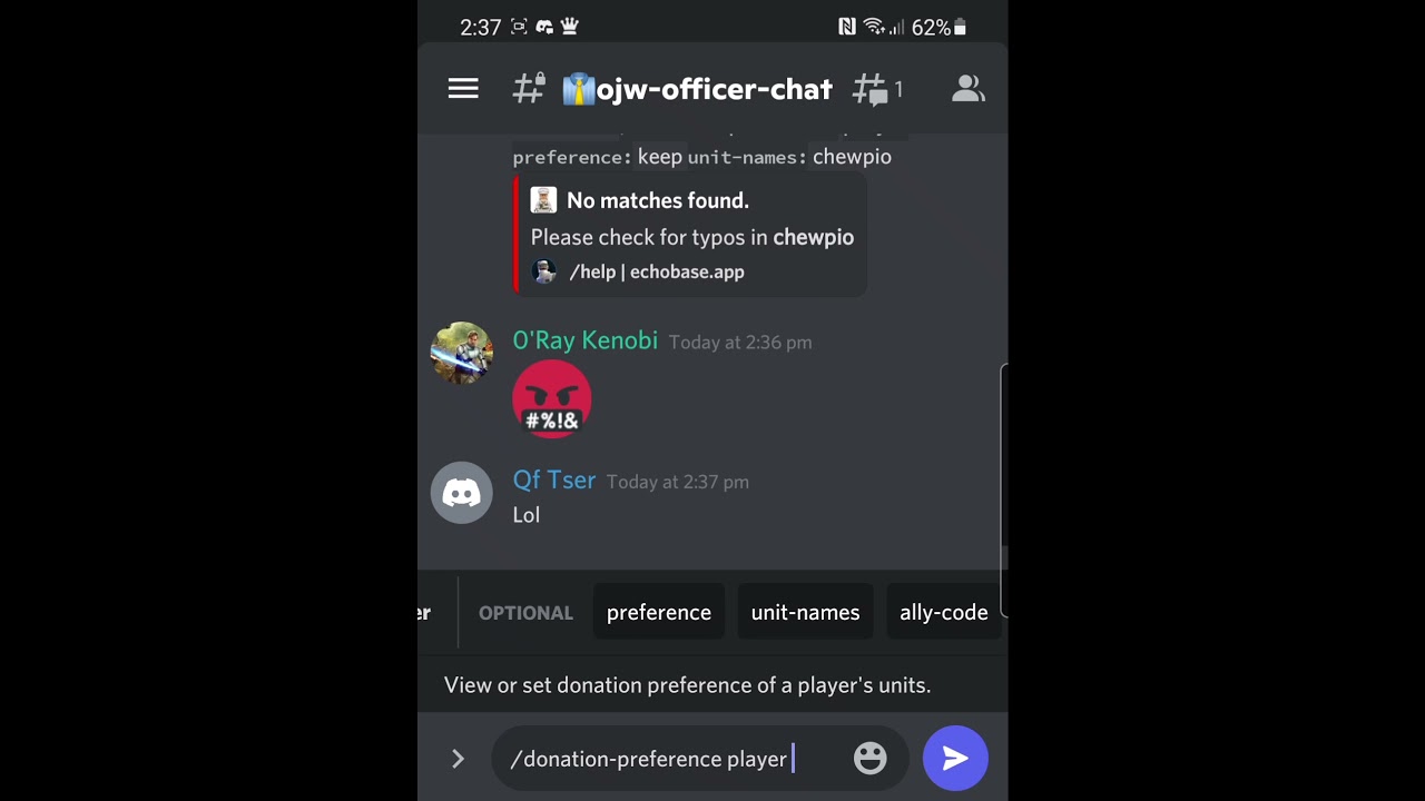 echo bot, character platoon allocation