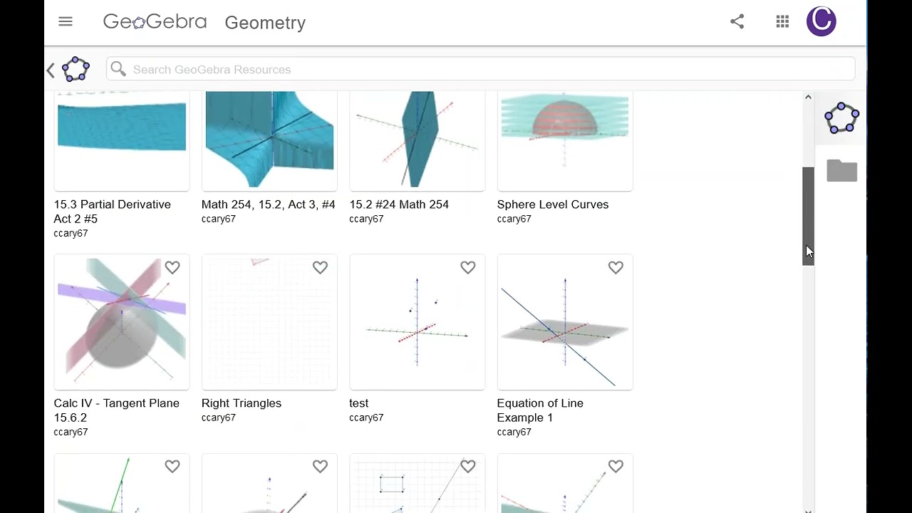 Introduction to Geogebra Geometry