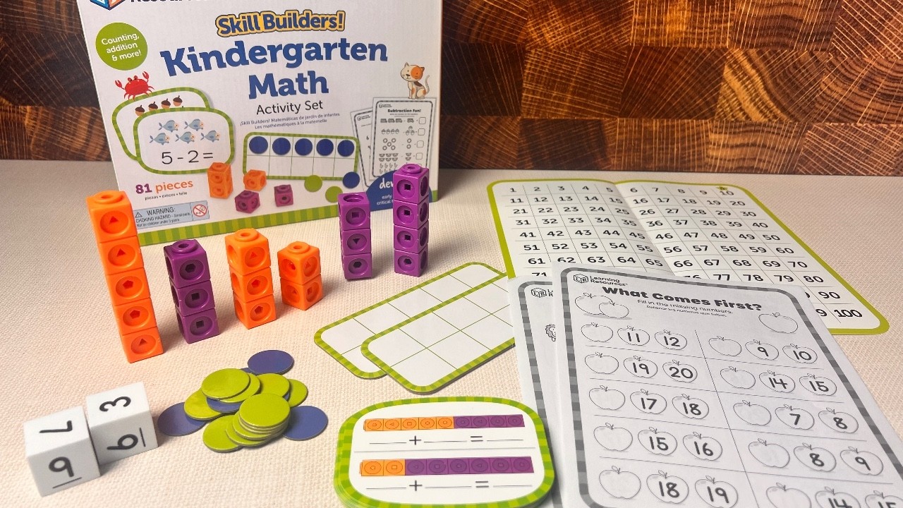 Learning Resources Skill Builders Kindergarten Math Activity Set Review