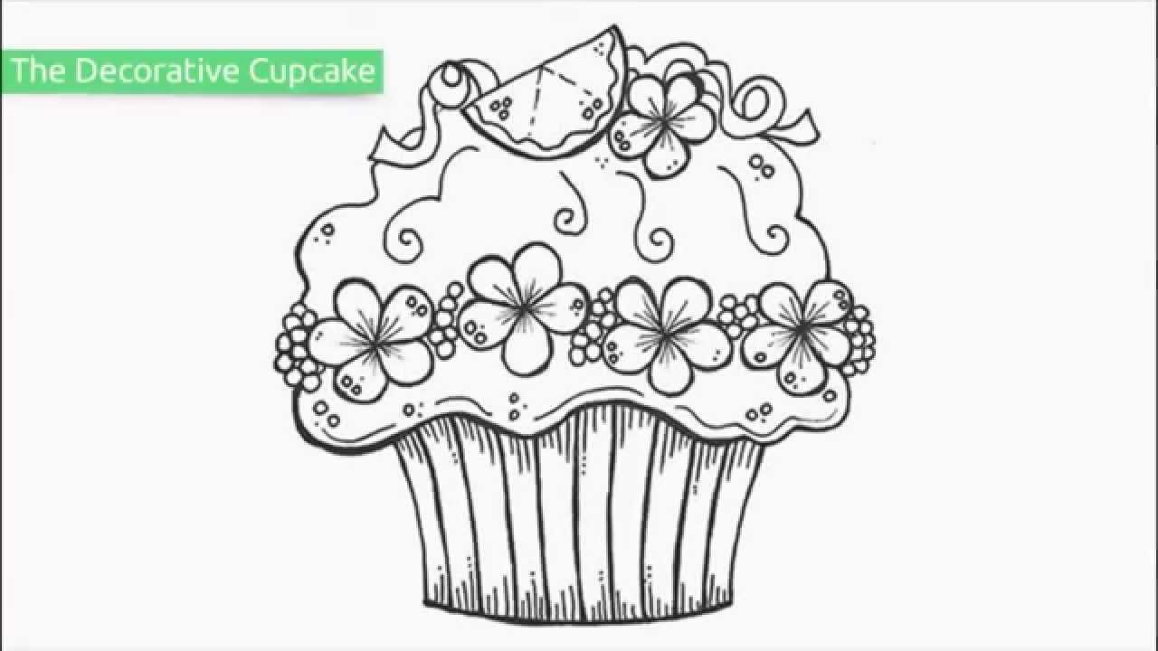 Top 20 Free Printable Cupcake Coloring Pages