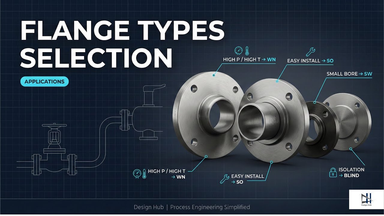 Flange Types Explained: Piping Engineering Basics & Selection Guide (ASME B16.5)