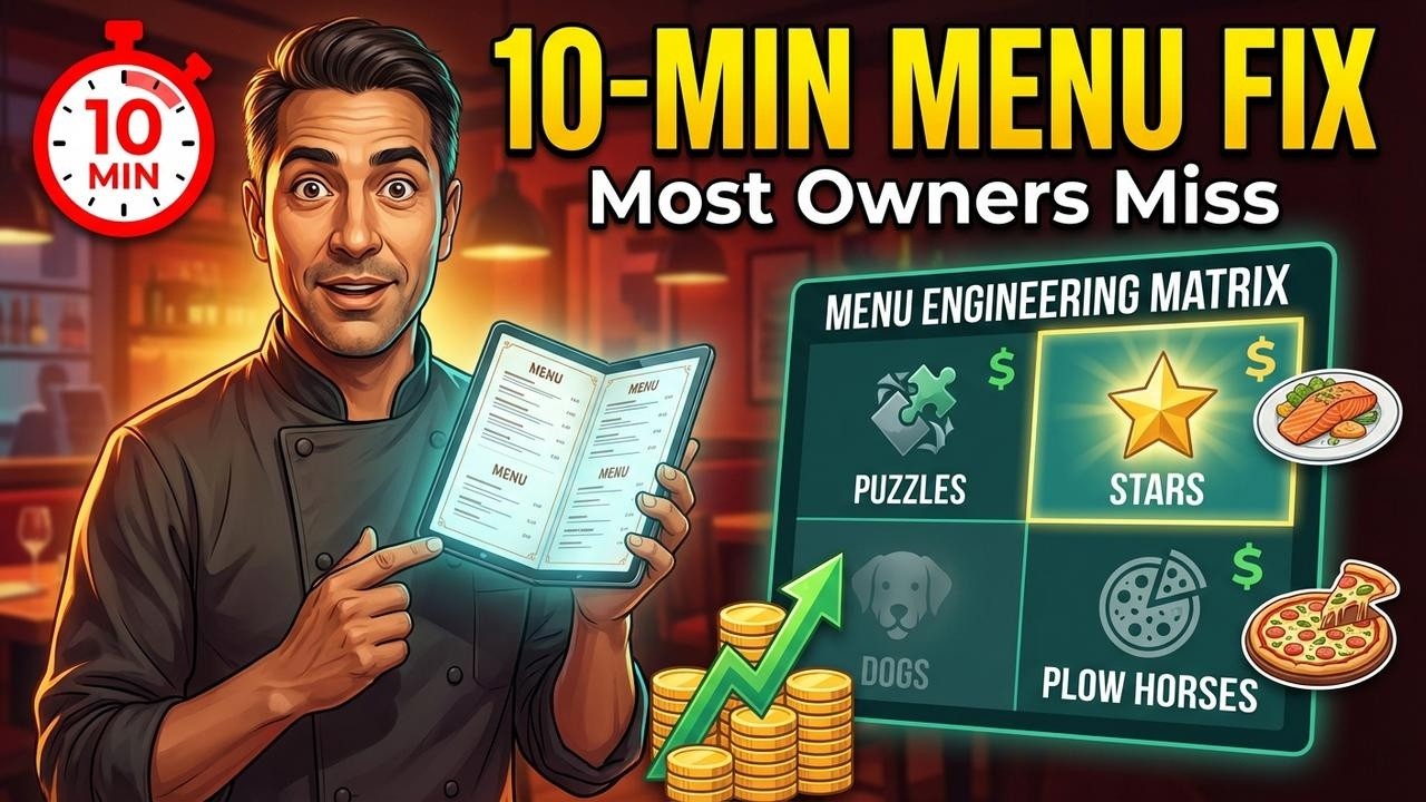 The 10-Minute Menu Fix Most Restaurants Owners Miss